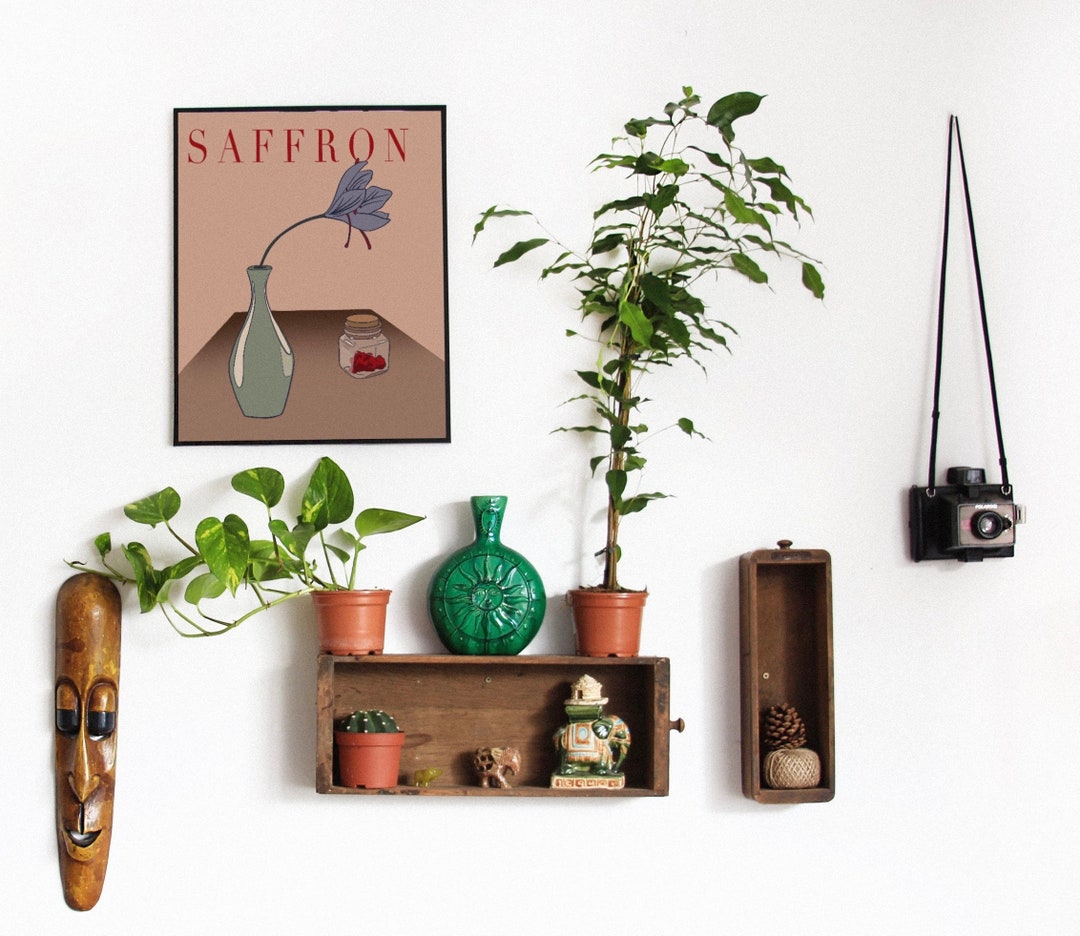 Saffron Poster 16 X 20 Inches - Etsy