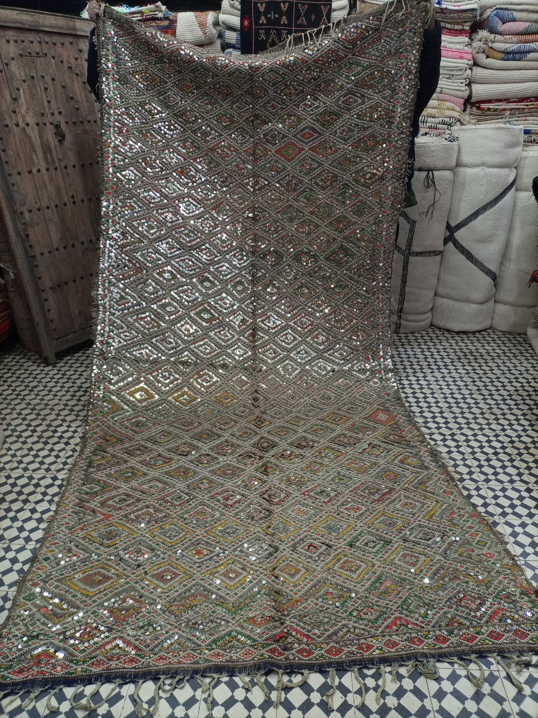 Zayan Kelim Berber Kelim Handmade Moroccan Rug Personalized Rug Wool ...