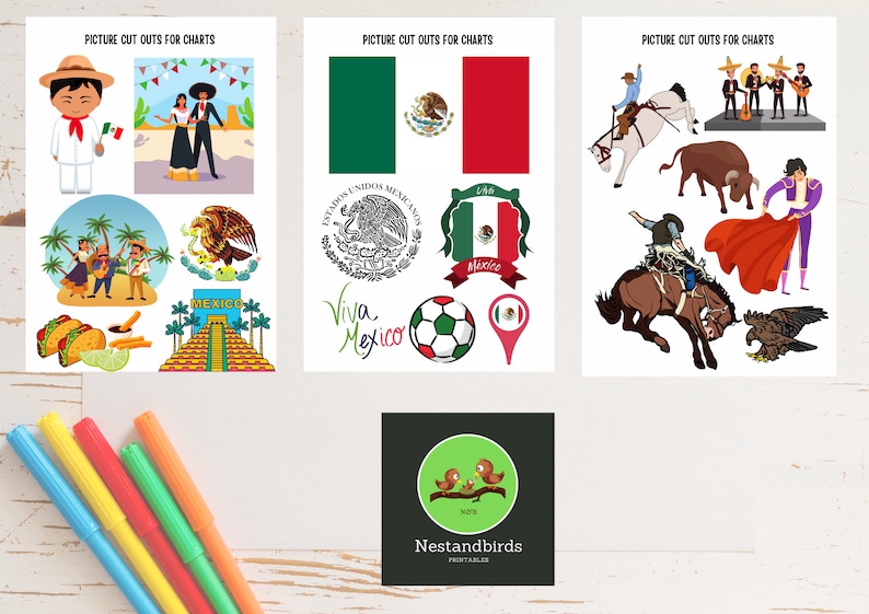 Mexico Unit Study Printable: Hispanic Heritage, Fun Facts (PDF) - Etsy