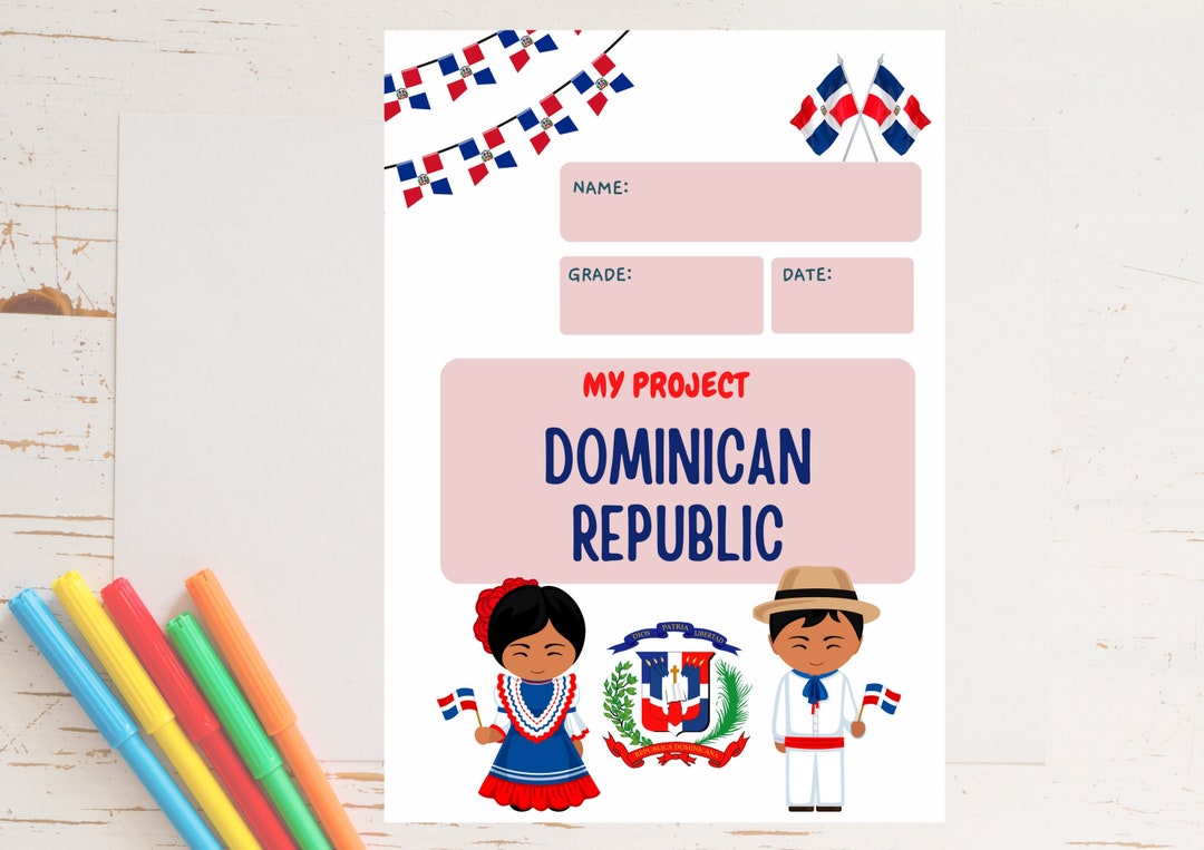 Dominican Republic Printable: School Project, Hispanic Heritage (PDF ...