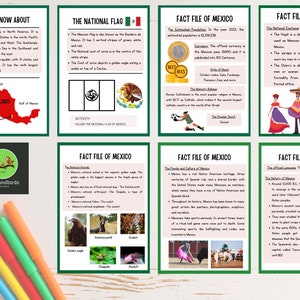 Mexico Unit Study Printable: Hispanic Heritage, Fun Facts (PDF) - Etsy