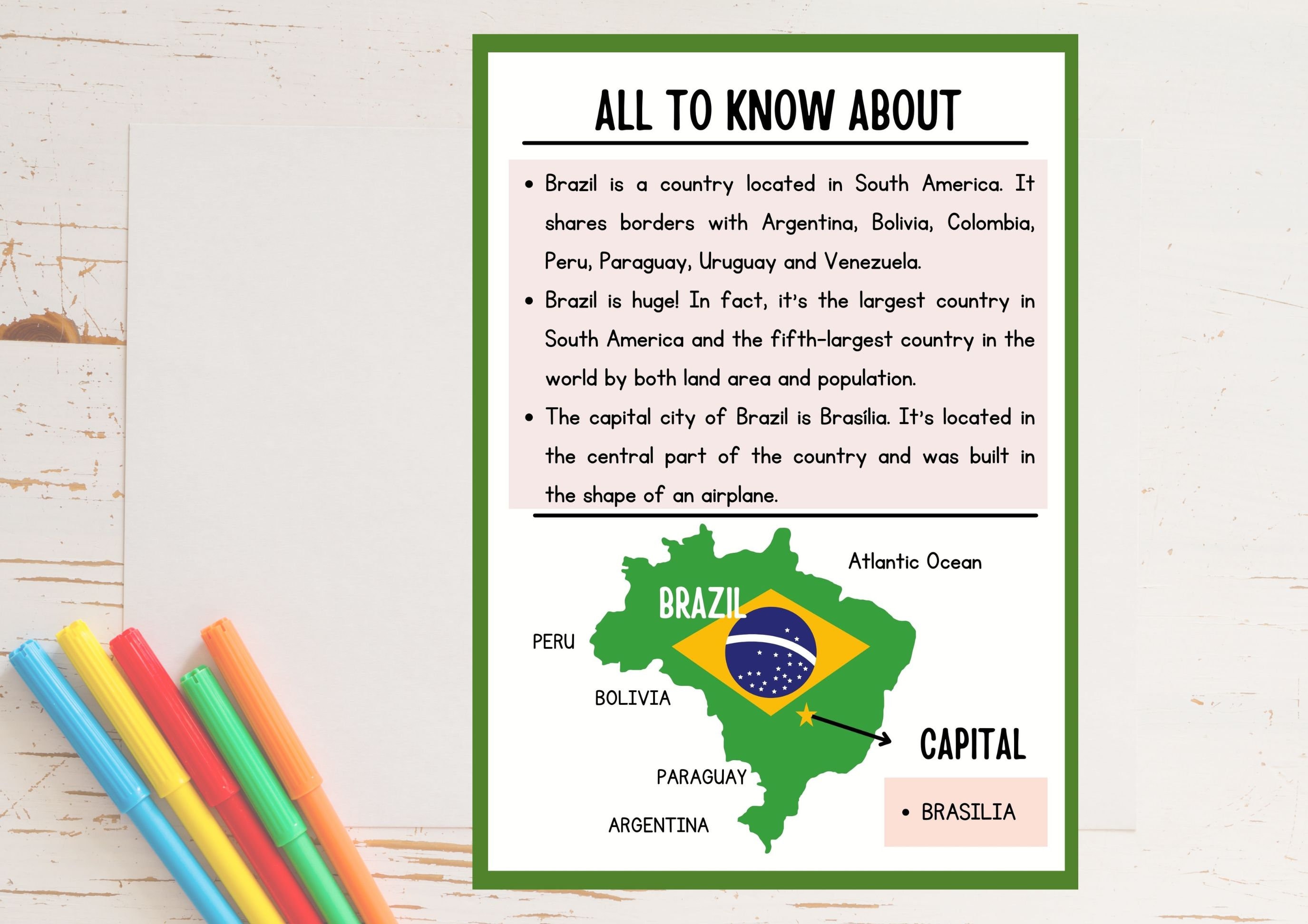 Brazil Fact File