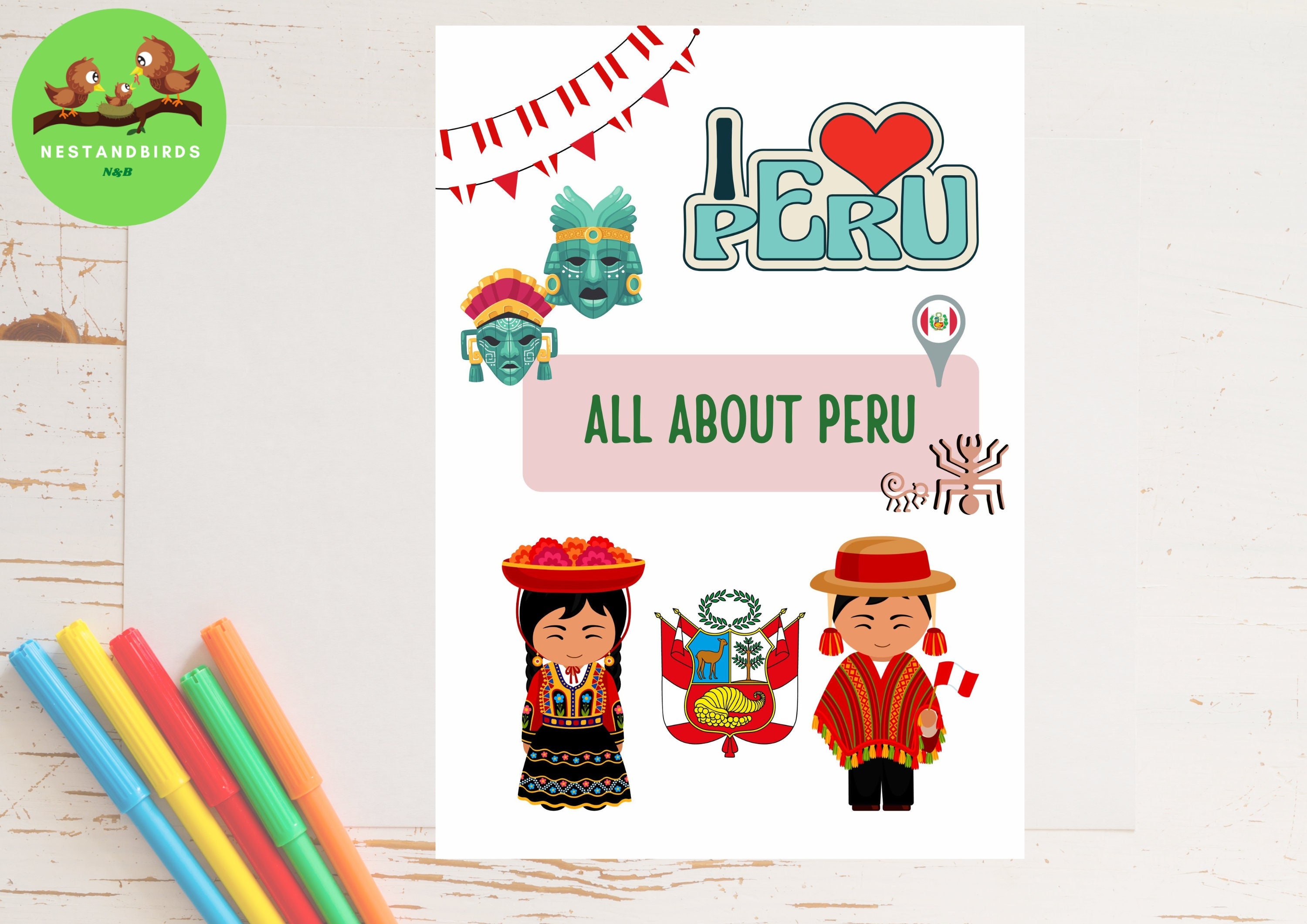 All About Peru for School Projects| Unit Study |grade 2 and 3| Hispanic ...