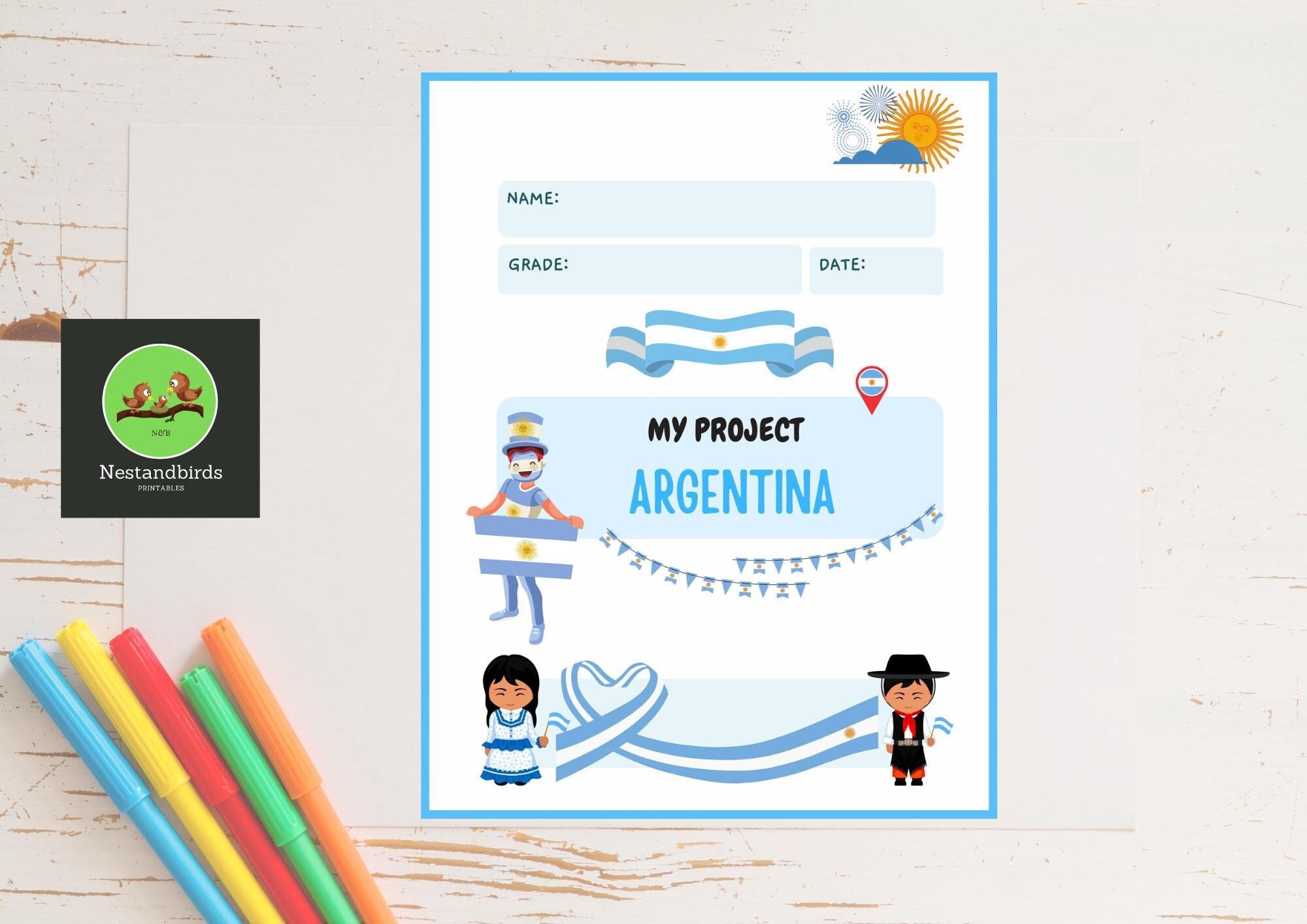 All About Argentina for School Projects| Unit Study |grade 2 and 3 ...