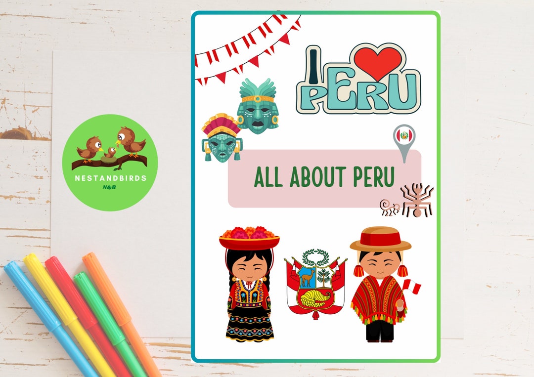 All About Peru for School Projects Unit Study grade 2 and 3 - Etsy