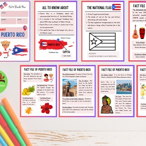 All About Puerto Rico for School Projects| Unit Study |grade 2 and 3 ...
