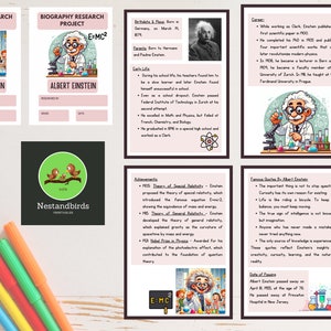 Albert Einstein| Biography Research Project | Display Board School ...