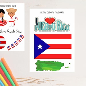 Puerto Rico Printable: School Board Projects, Hispanic Heritage Week ...