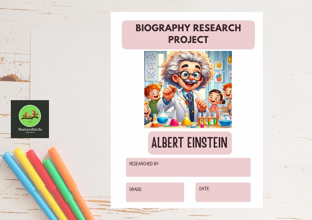 Albert Einstein| Biography Research Project | Display Board School ...