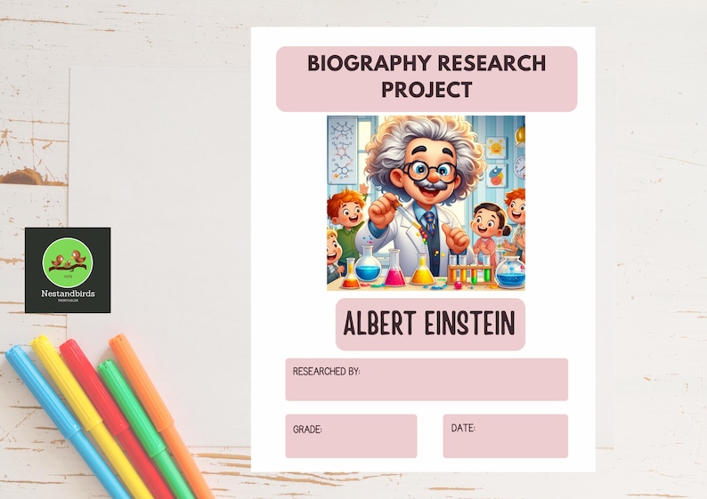 Albert Einstein| Biography Research Project | Display Board School ...