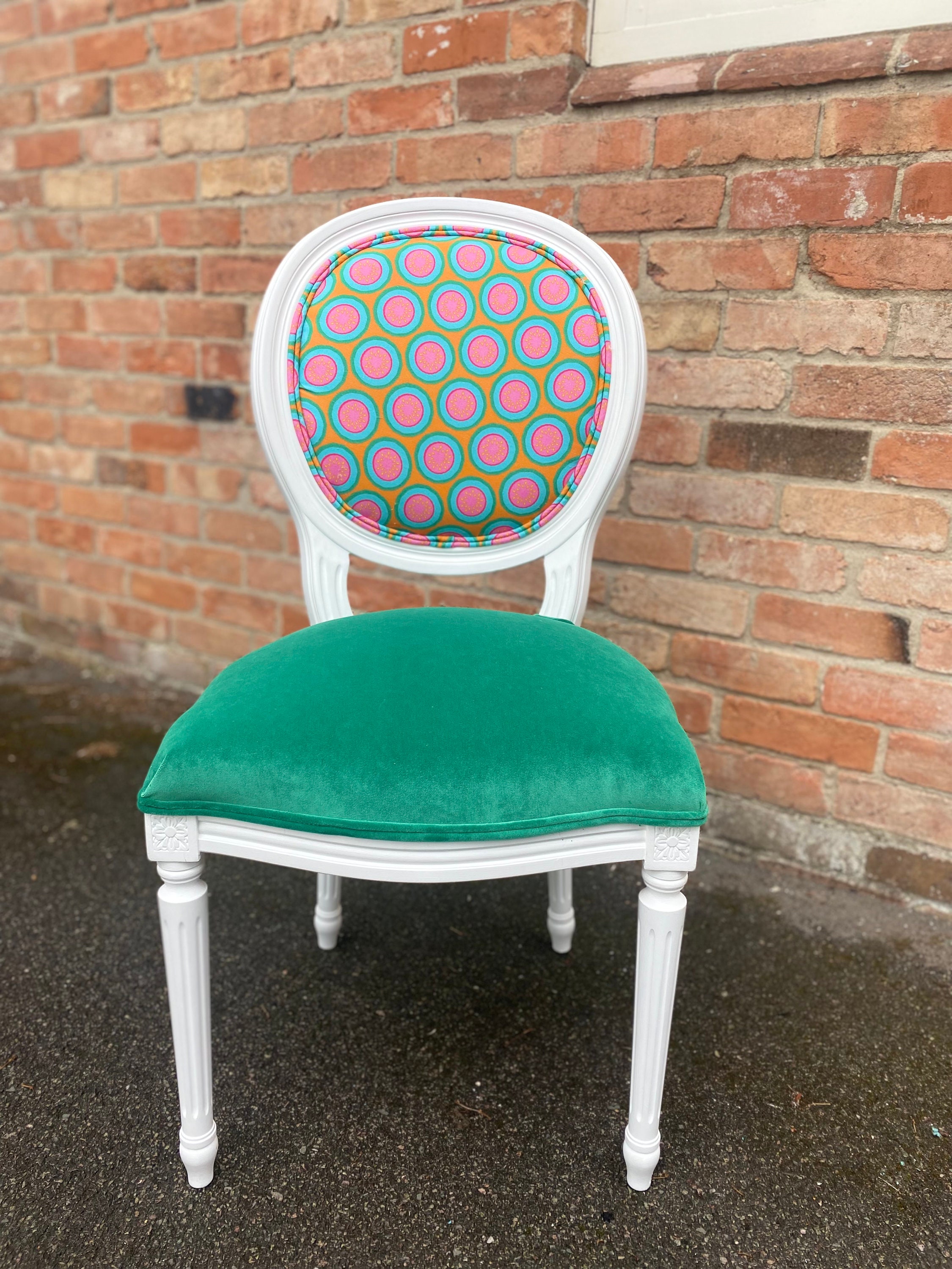 Set of 6 Custom Made Dining Chairs, Upholstered - Etsy