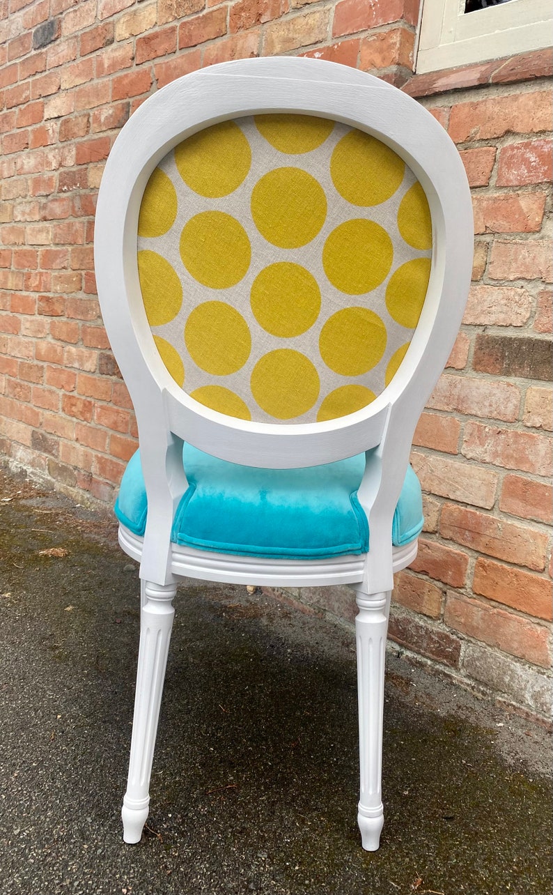 Set of 6 Custom Made Dining Chairs, Upholstered - Etsy