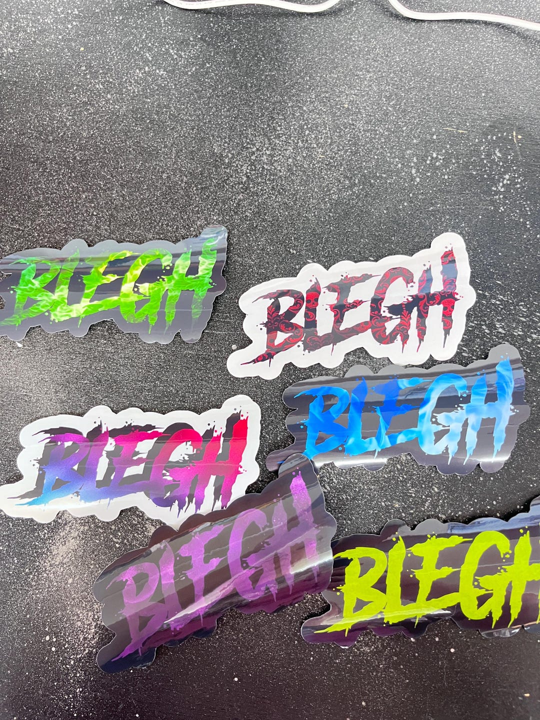 BLEGH Stickers - Etsy