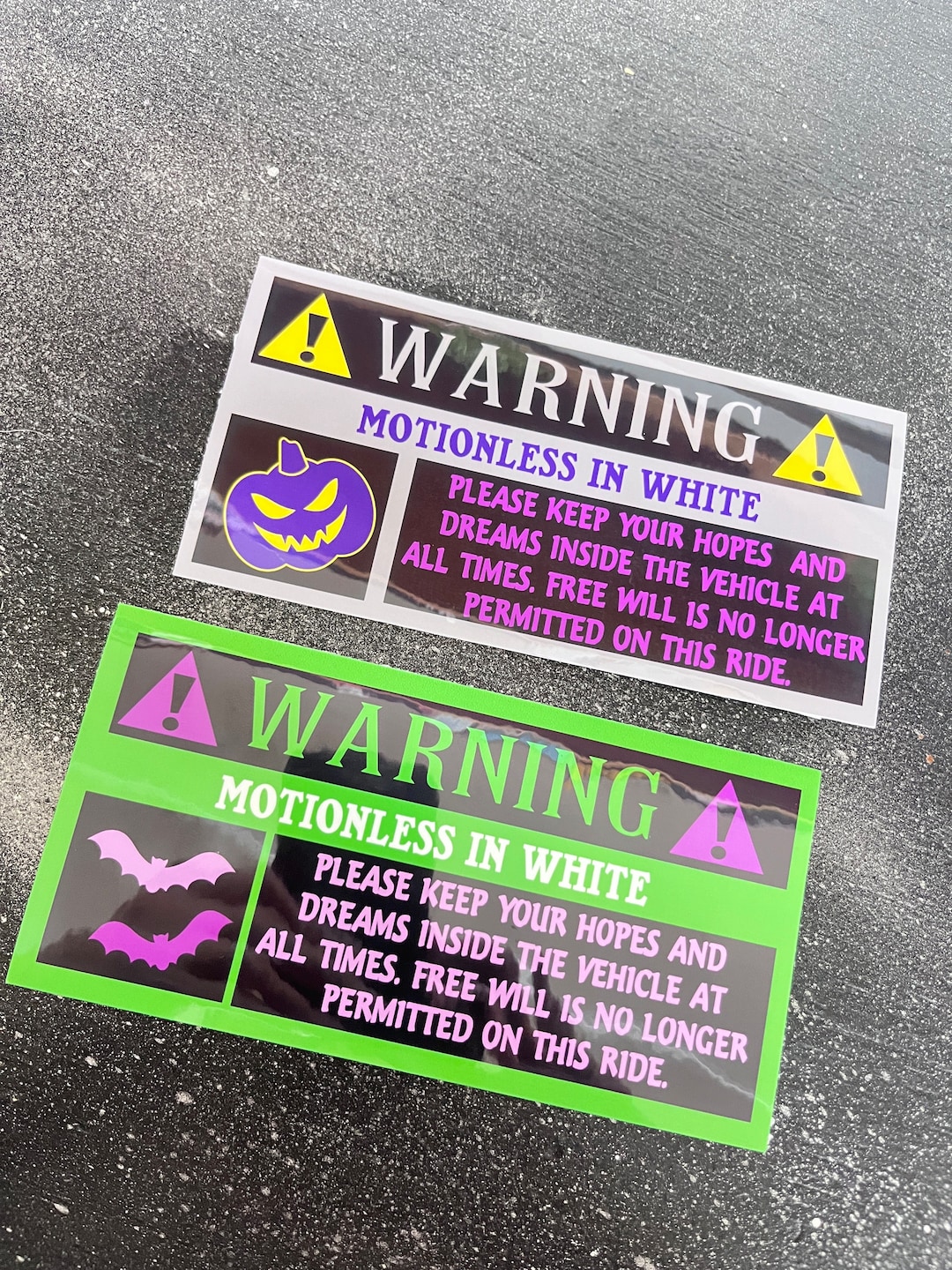 MIW Warning Sticker - Etsy