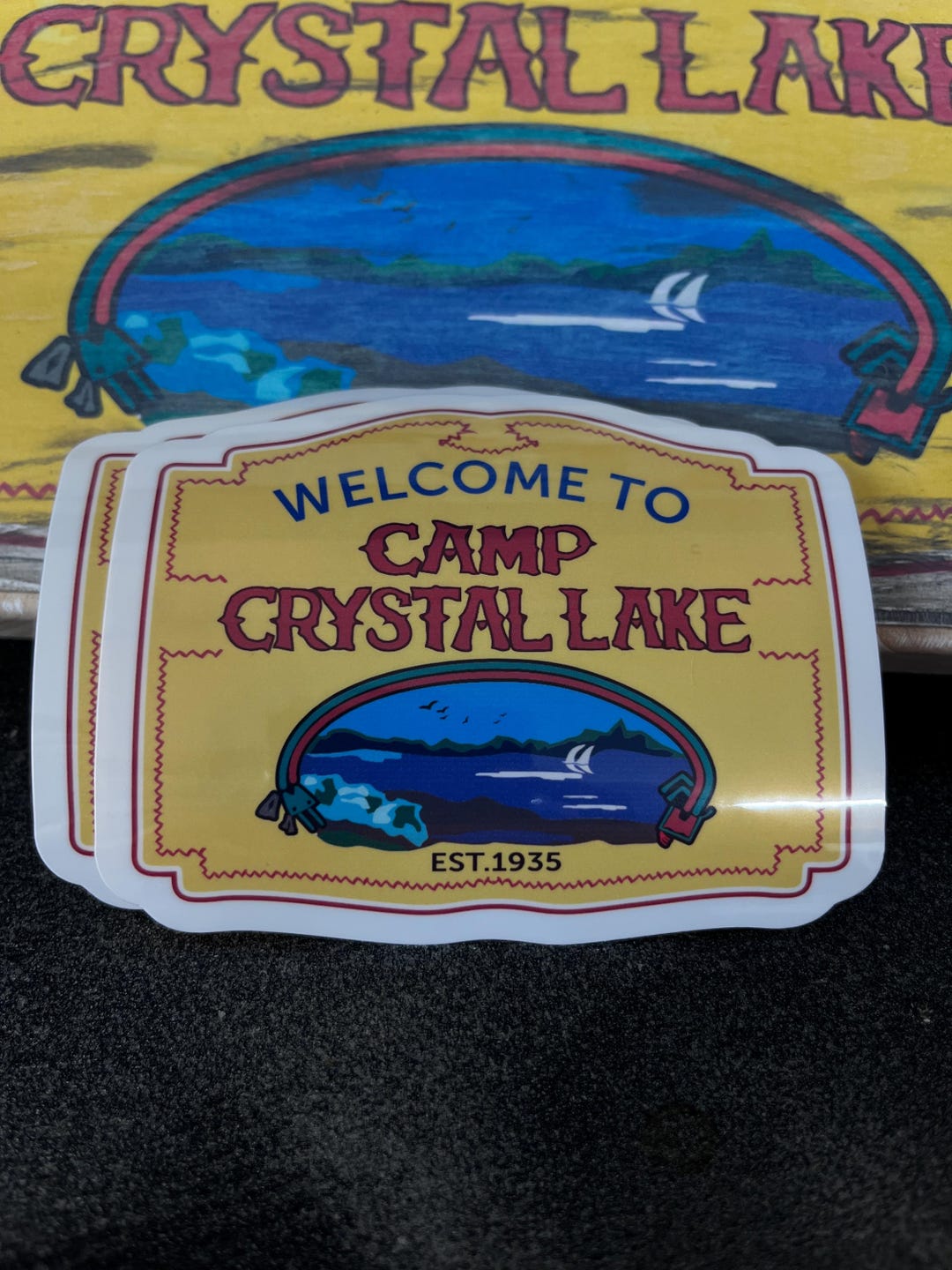 Camp Crystal Lake Sticker - Etsy