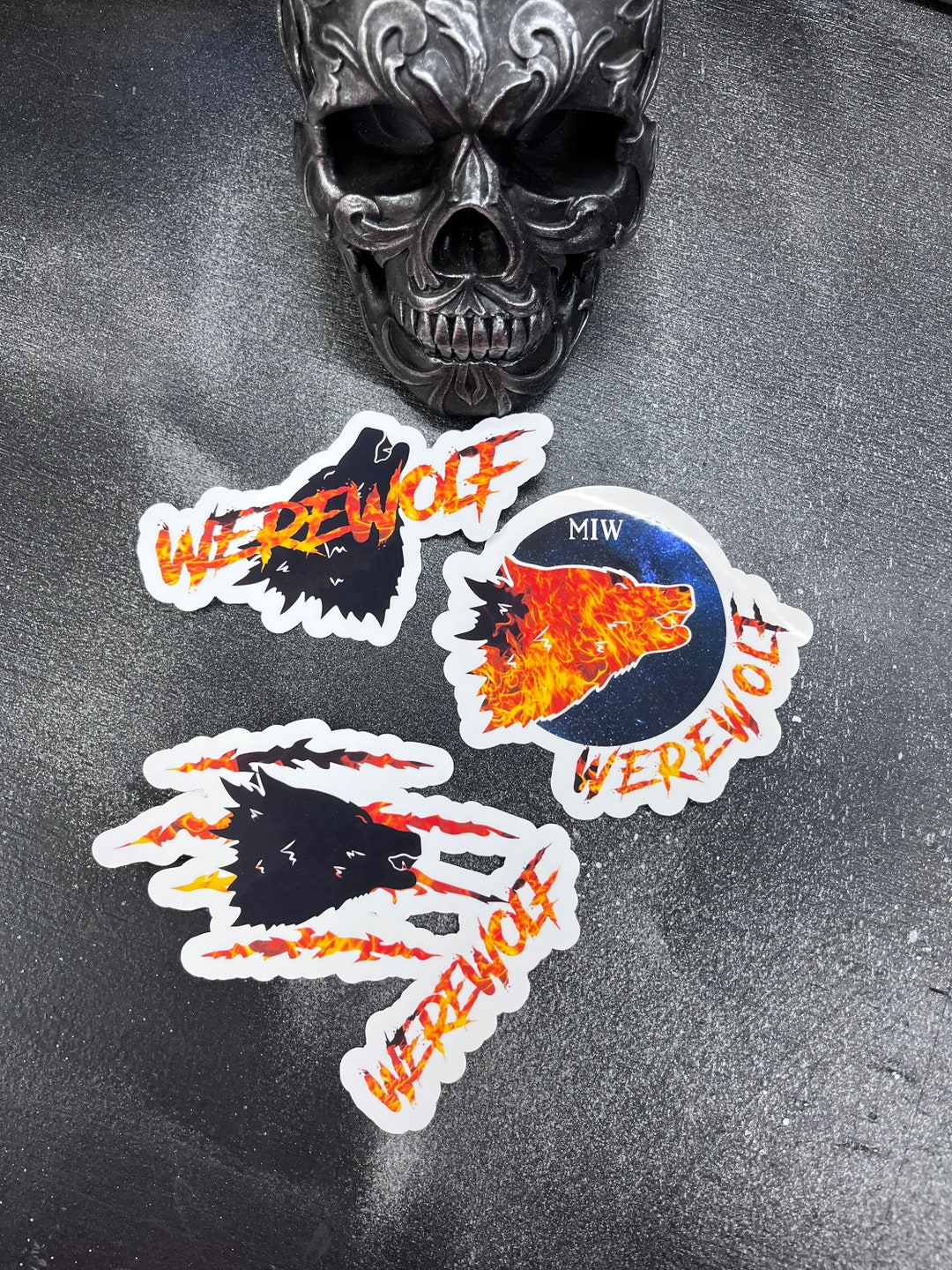 MIW Werewolf Stickers - Etsy
