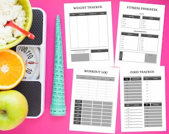 Daily Workout Tracker Printable, Daily Exercise Planner, Gym Training ...