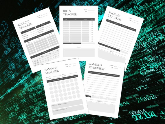 Mega Pack Finance Planner Printable Budget Tracker Income - Etsy