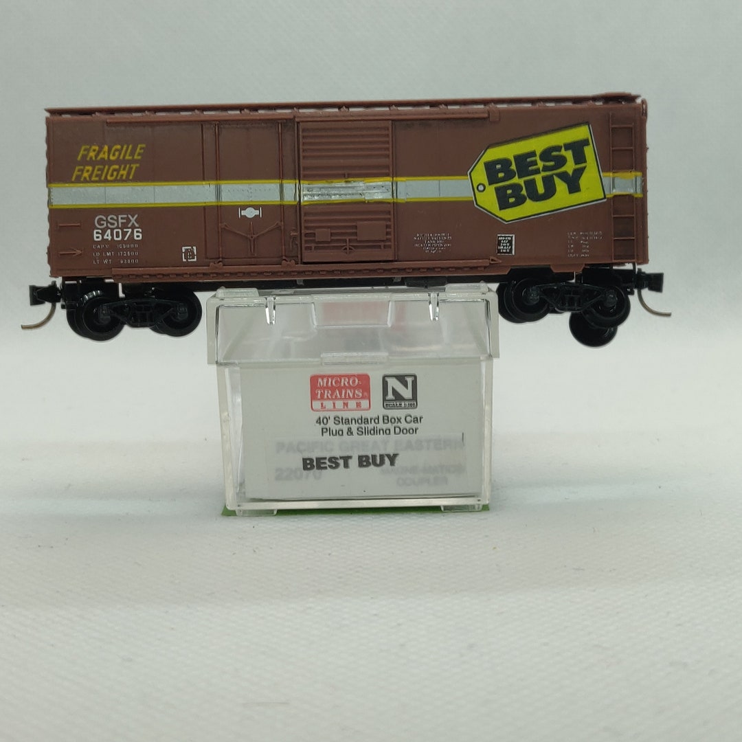 Custom Painted and Decaled N-scale Micro-trains Boxcar, Brown With Best ...
