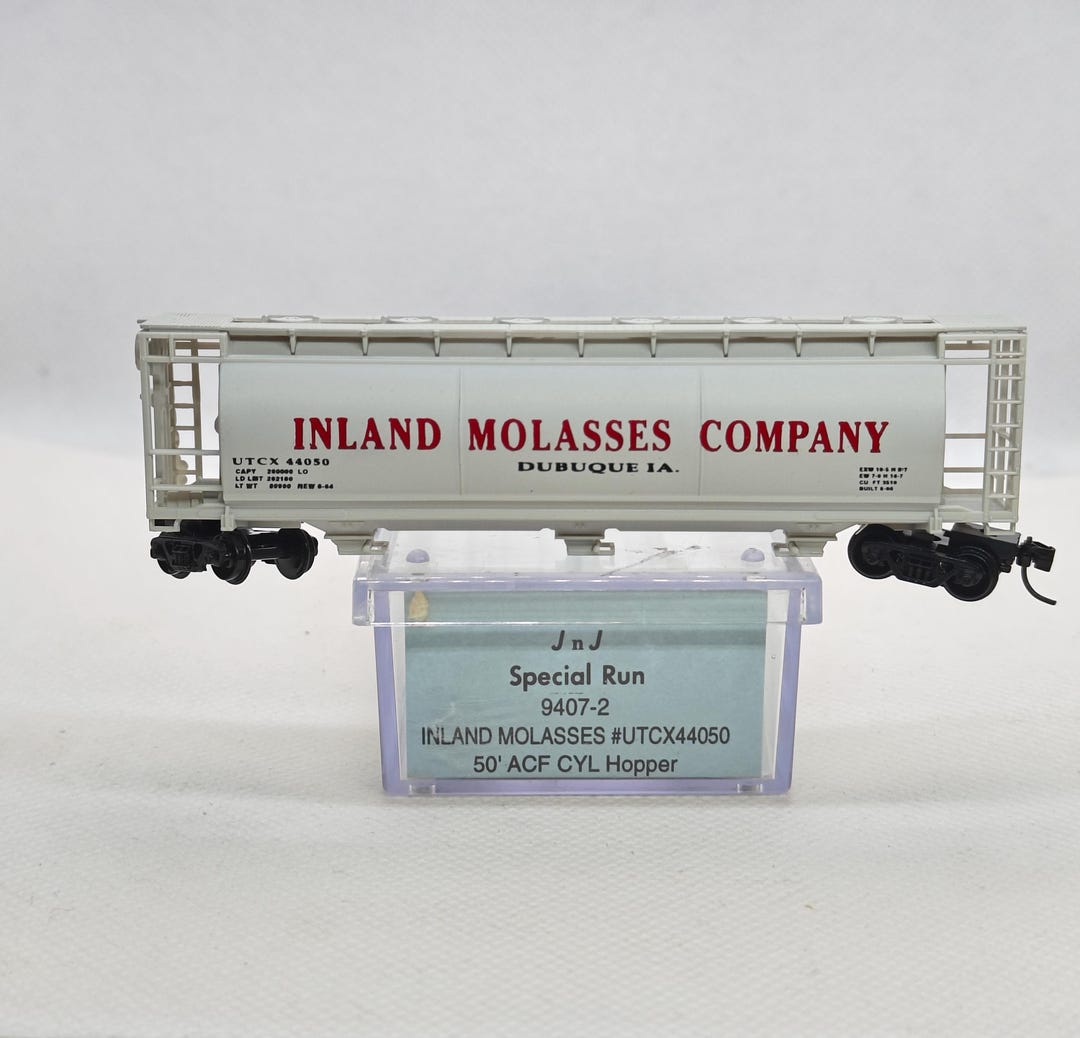 Custom Painted and Decaled N-scale Jnj Hopper, White With Inland ...