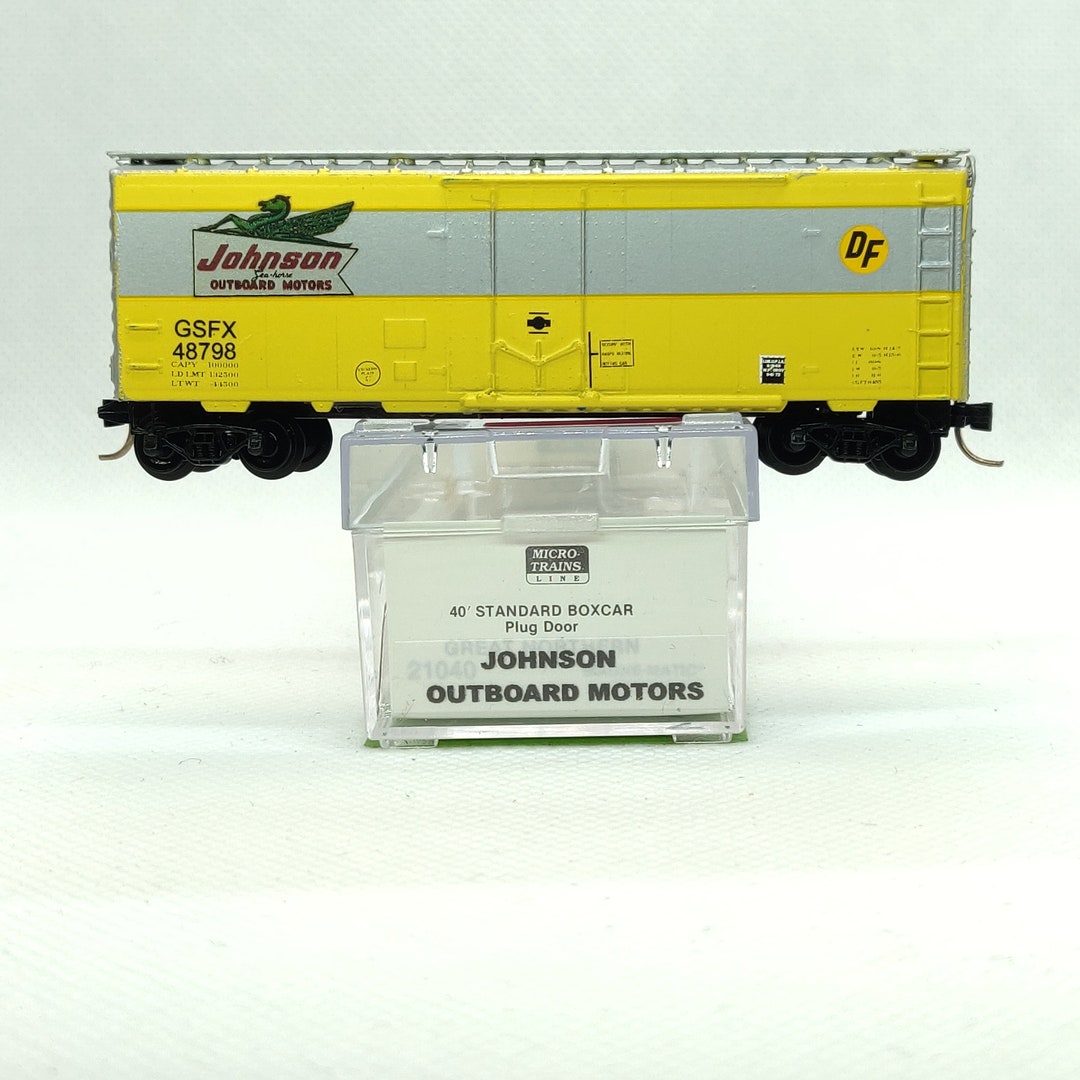 Custom Painted and Decaled N-scale Micro-trains Boxcar Yellow - Etsy