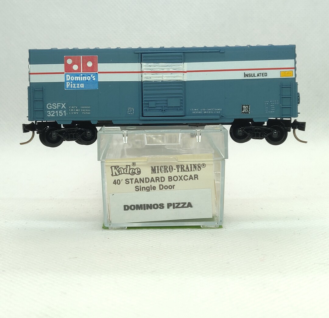 Custom Painted and Decaled N-scale Kadee Micro-trains Boxcar, Blue With ...