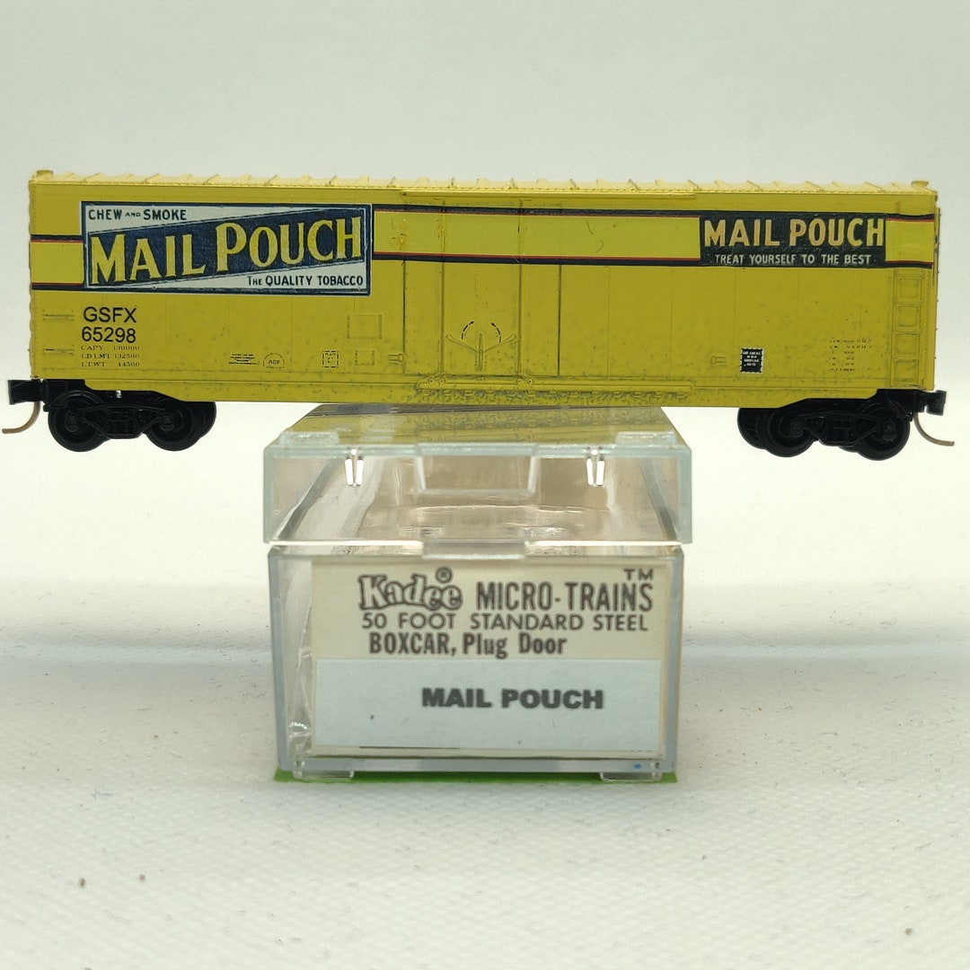 Custom Painted and Decaled N-scale Kadee Micro-trains Boxcar, Yellow ...