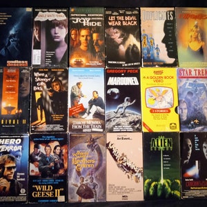 VHS action, Horror, Comedy, Classics choose 1 or More VHS LISTING 4 of ...