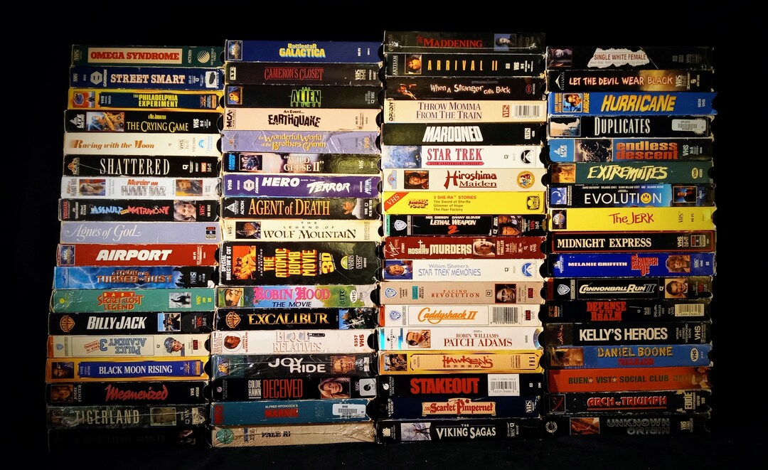 VHS action, Horror, Comedy, Classics choose 1 or More VHS LISTING 4 of ...