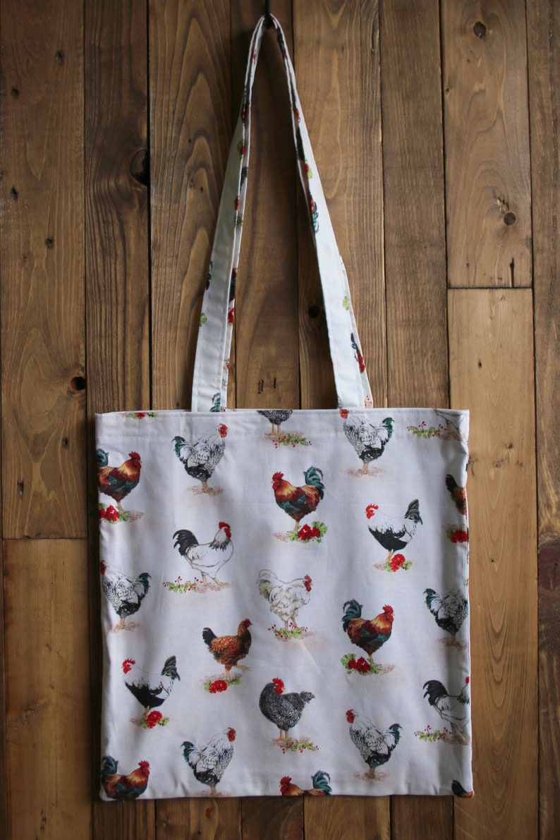 Rooster Tote Bag - Etsy