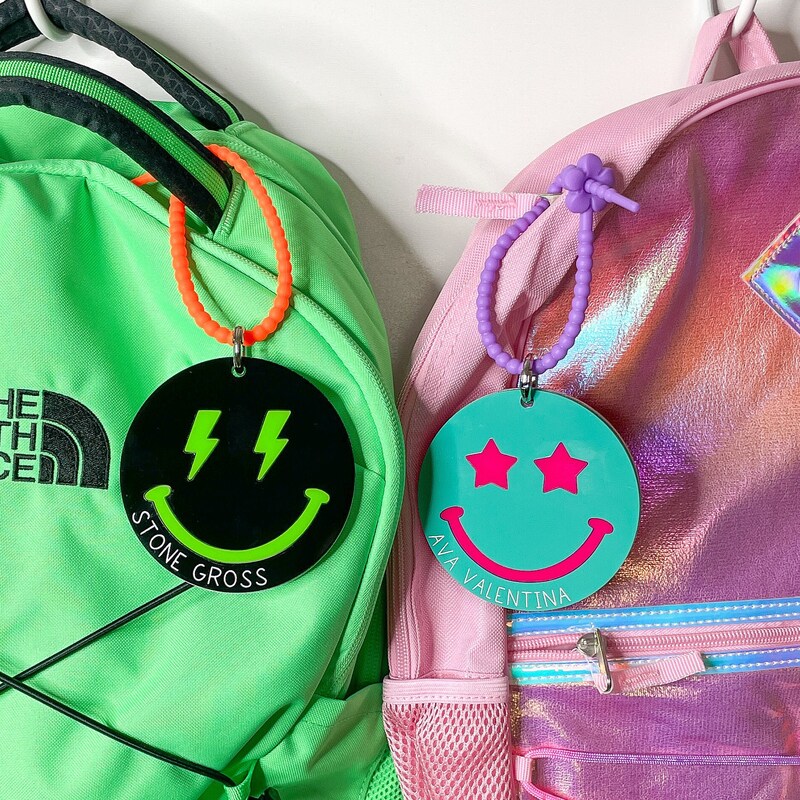Backpack With Smiley Faces - Etsy