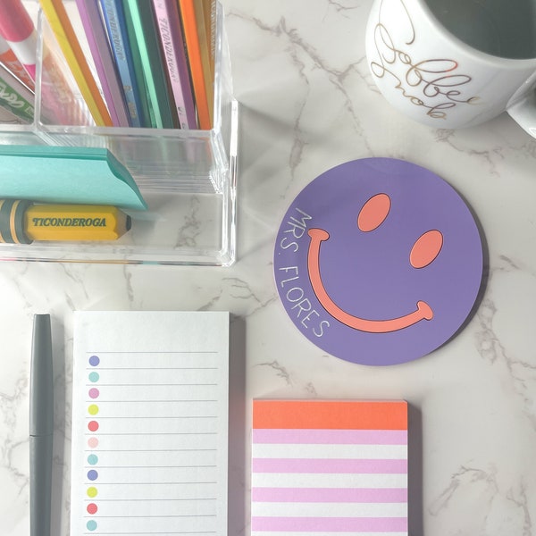 Teacher Name Plate - Etsy