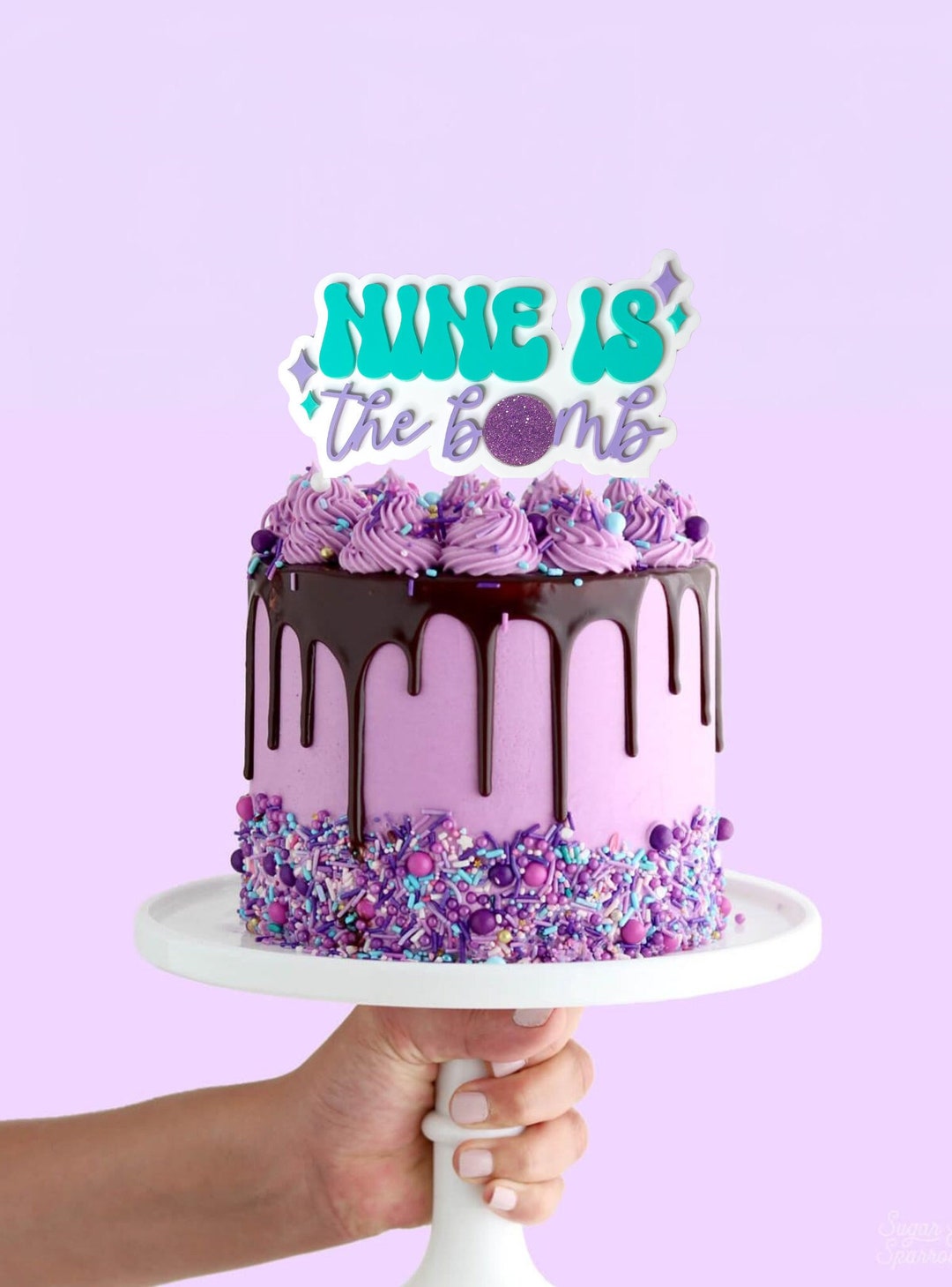 THE BOMB Birthday Cake Topper - Bath Bomb Spa Kids Party Cake Accesory ...