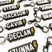 CUSTOM NAME KEYCHAINS Fun Bubble Letter Colorful Bag Tags / Key Chains ...