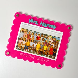 TEACHER APPRECIATION FRAME End of Year Keepsake Photo Class Picture ...