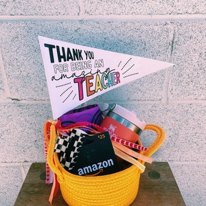 TEACHER APPRECIATION FLAGS - Pennant Flag for Teacher Gift ...
