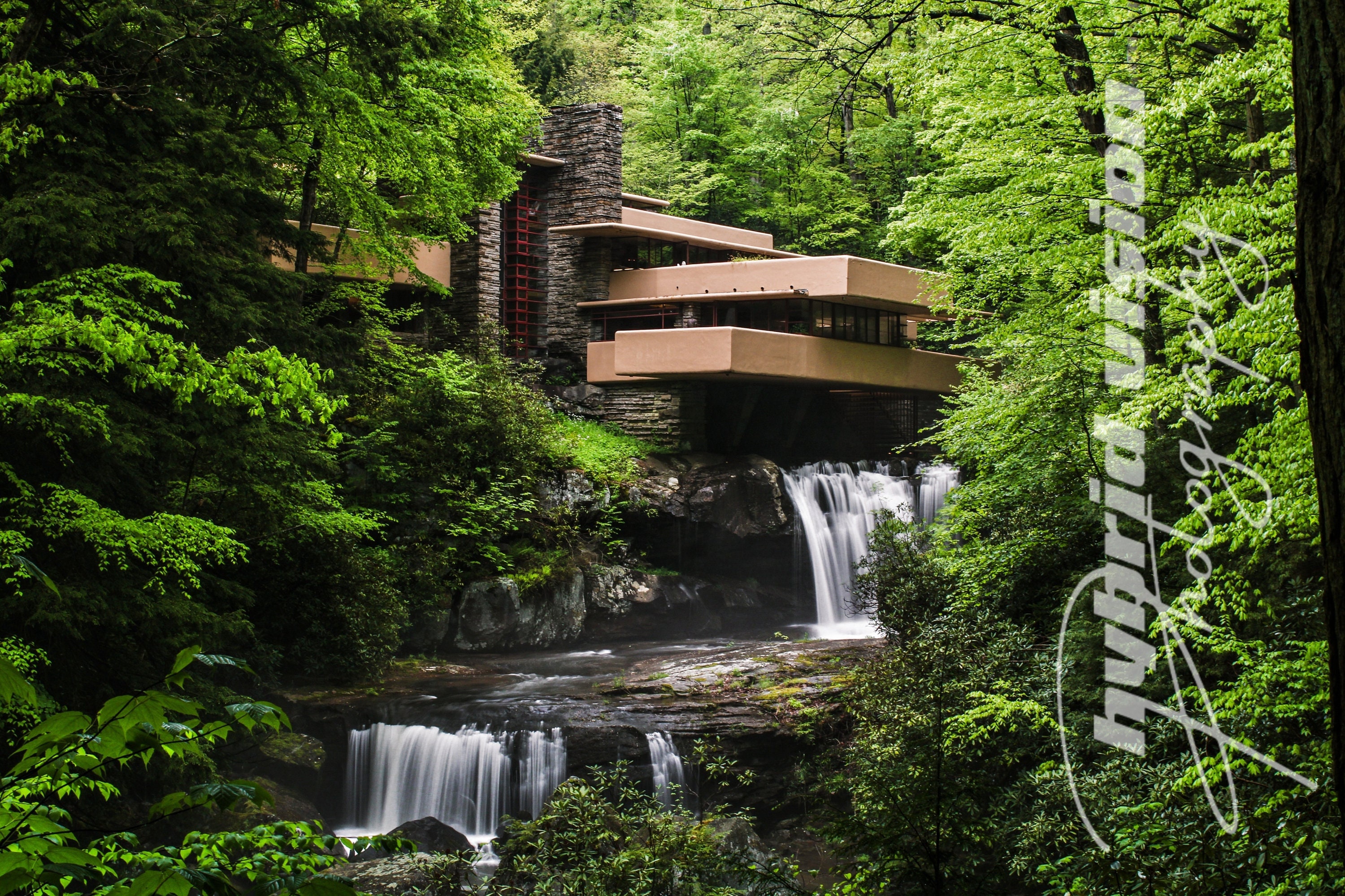 Falling Water House - Etsy