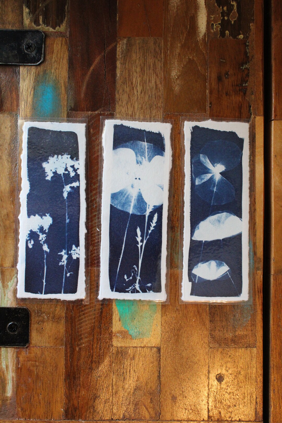 Beauty of the Goddess • Cyanotype Original Bookmarks - Etsy