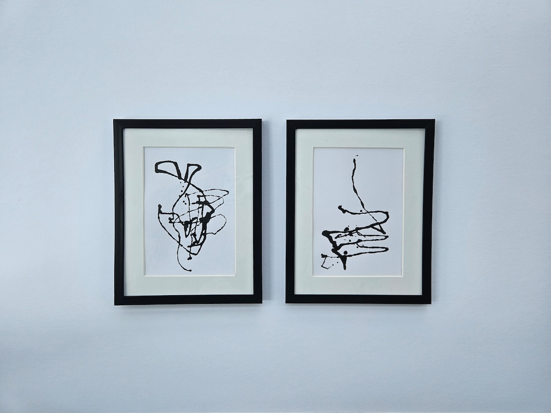 Ink Abstract Original death and Rebirth - Etsy