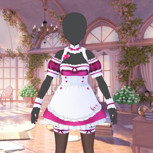 Pink Maid Dress - Etsy