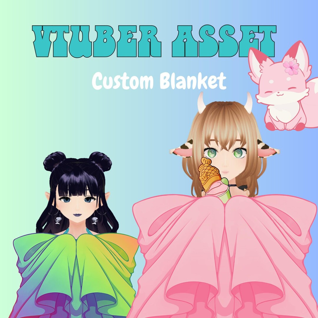Custom Cozy Blanket Vtuber Asset | Vtuber Prop | Stream Prop| Instant ...