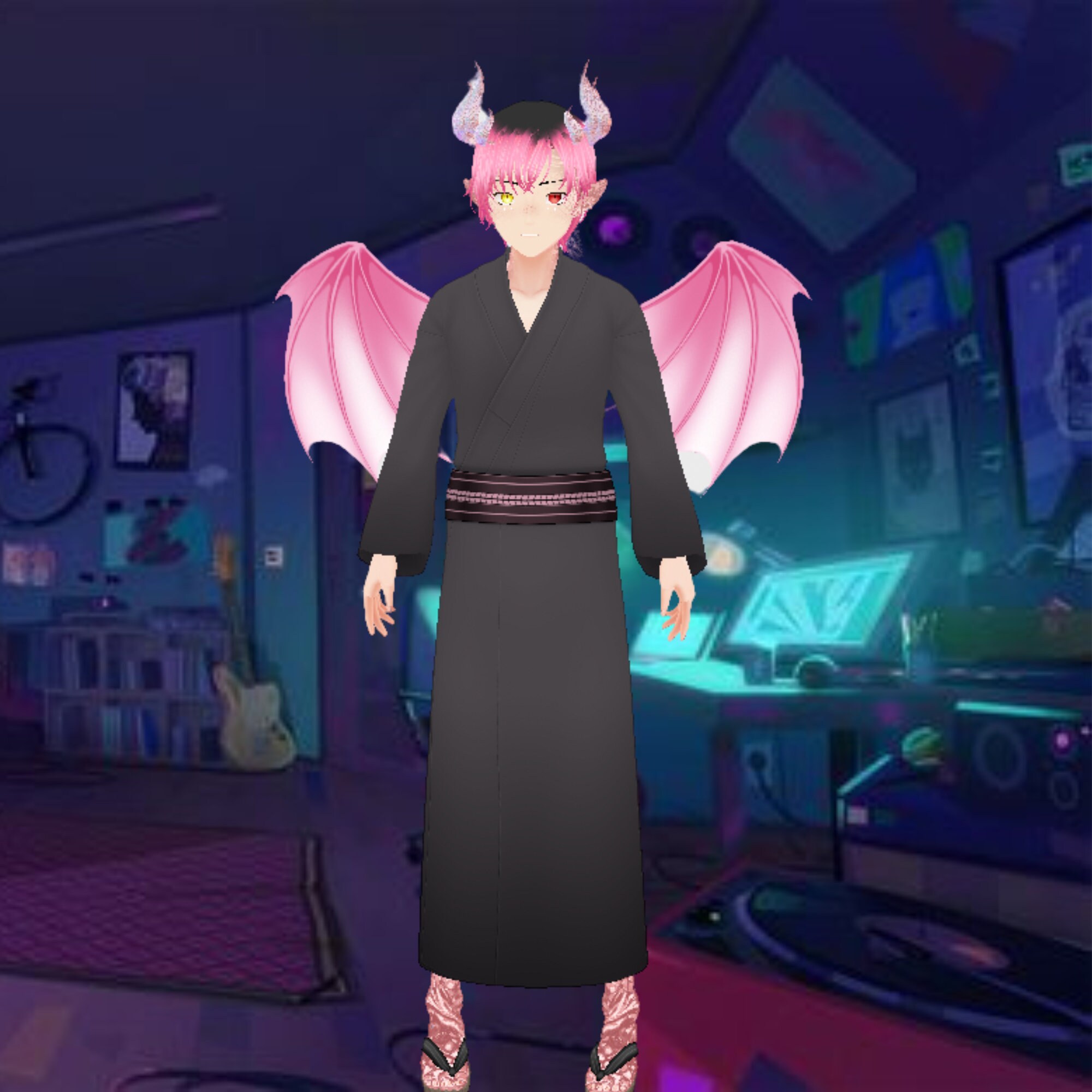 Male Dragon Vtuber Model With Two Outfits Ready to Use | Handsome Pre ...