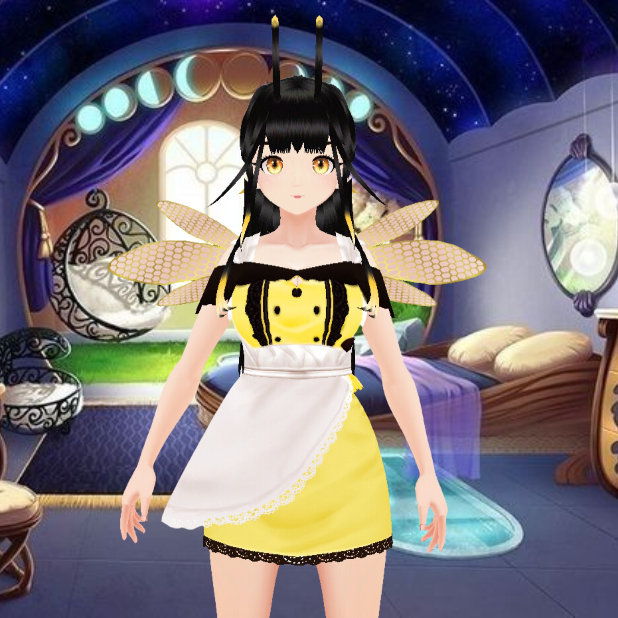 Bee Insect Girl Vtuber Model With Changeable Outfit Ready to Use Cute ...