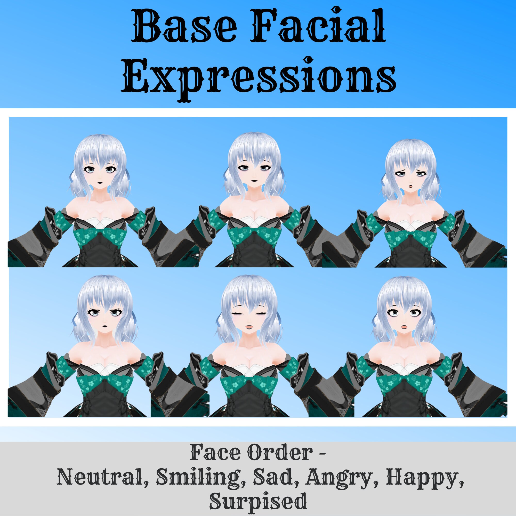 Ghost Girl Vtuber Model With Two Outfits Ready to Use Cute Pre-made 3D ...