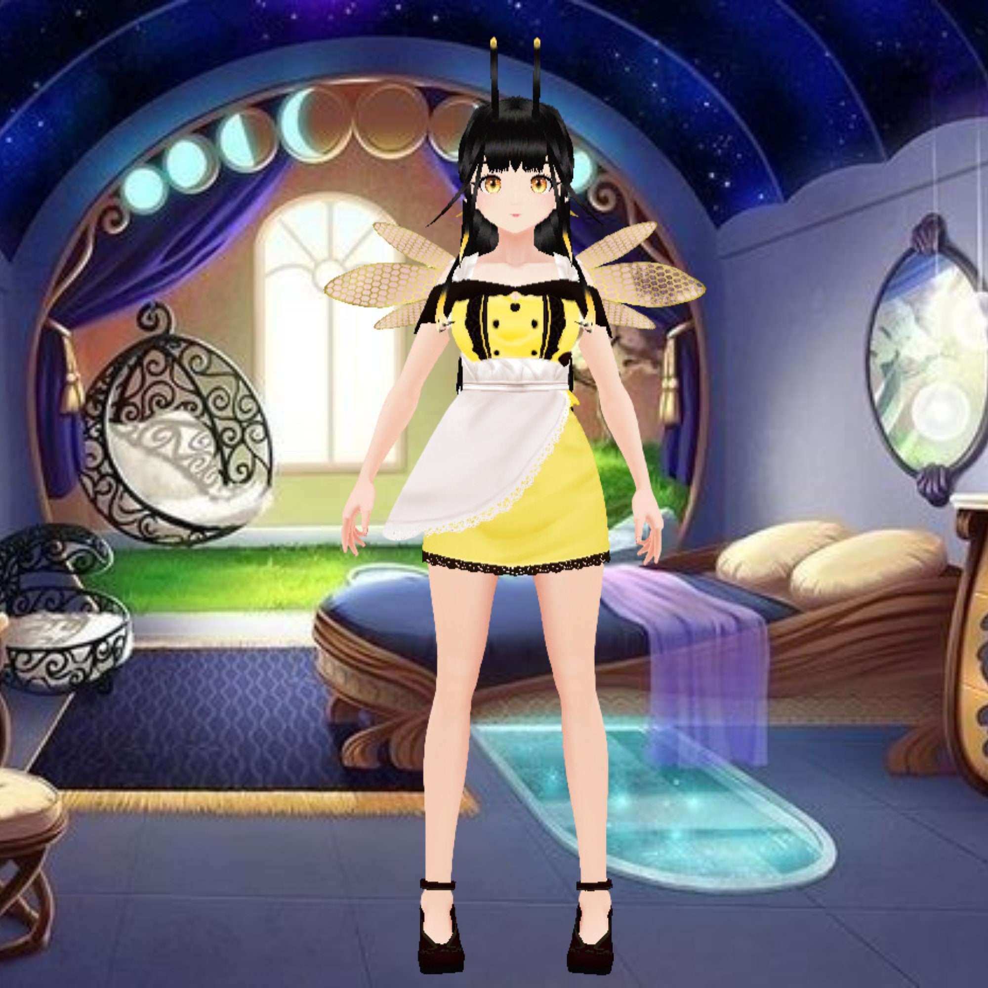 Bee Insect Girl Vtuber Model With Changeable Outfit Ready to Use Cute ...
