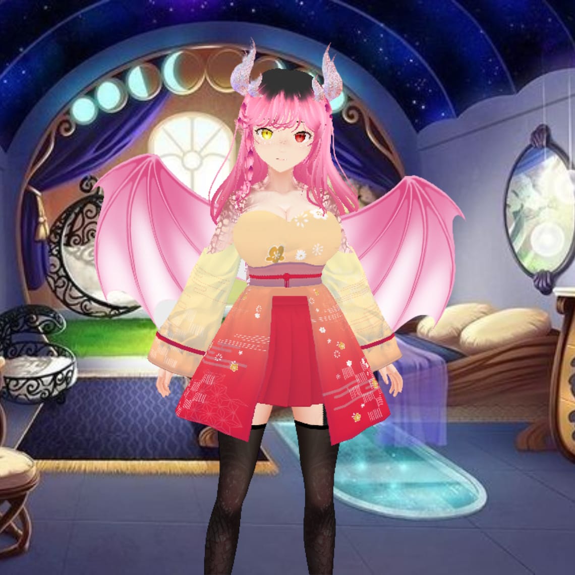 Dragon Vtuber Model With Two Outfits Ready to Use | Cute Pre-made 3D ...