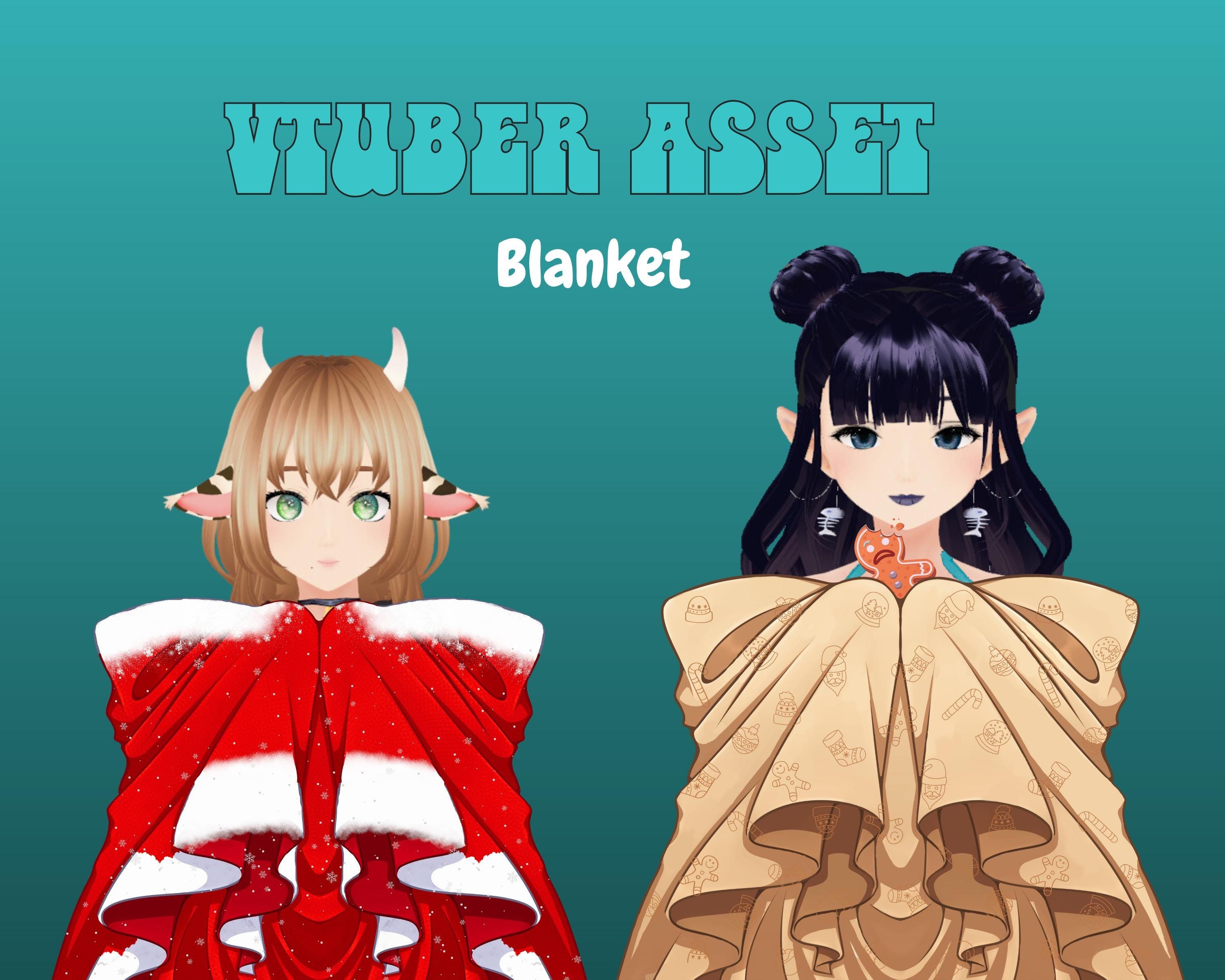 Christmas Holiday Blanket PNG Vtuber Asset | Vtuber Prop | Stream Prop ...