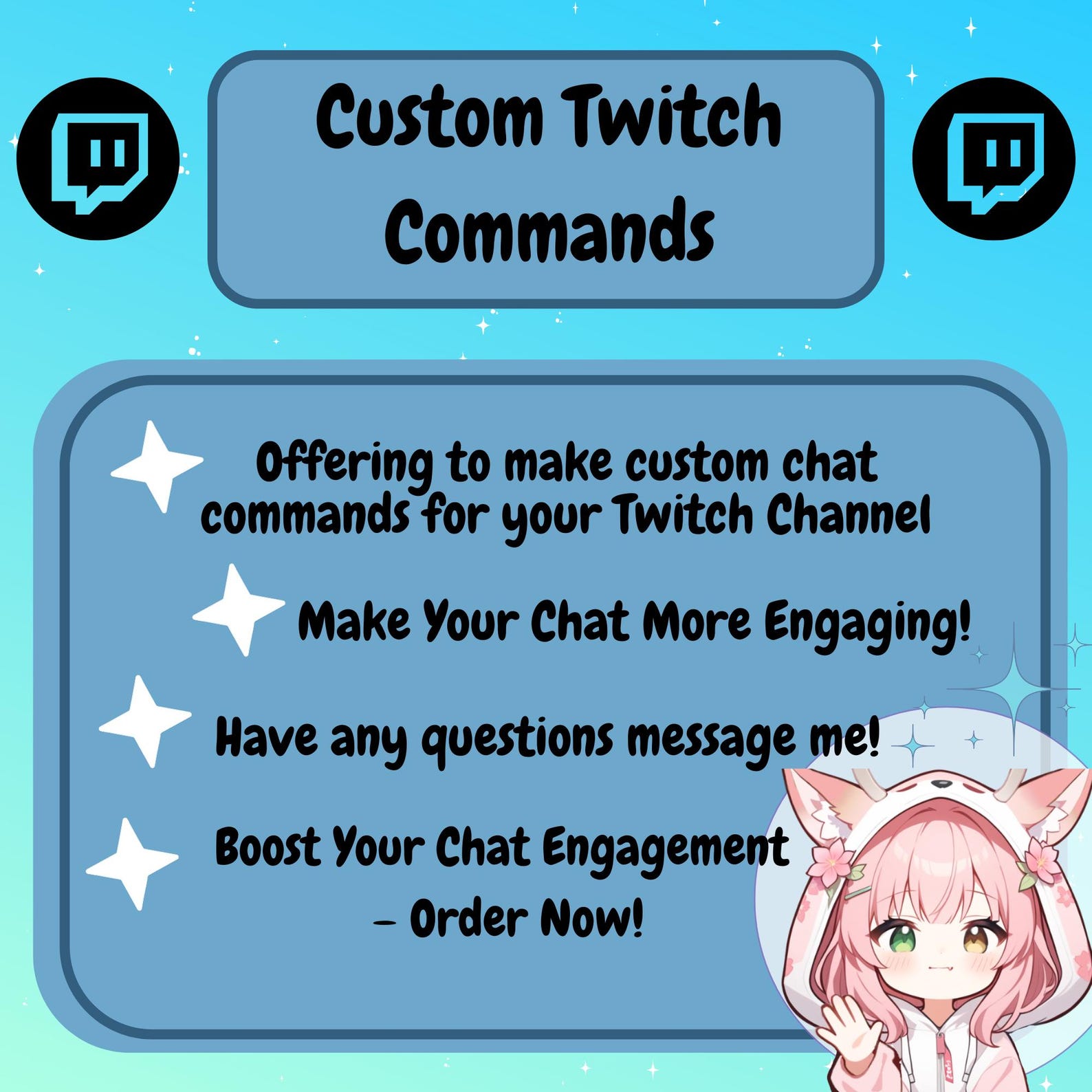 Custom Twitch Commands for Streamers – Personalized Commands, Raid ...