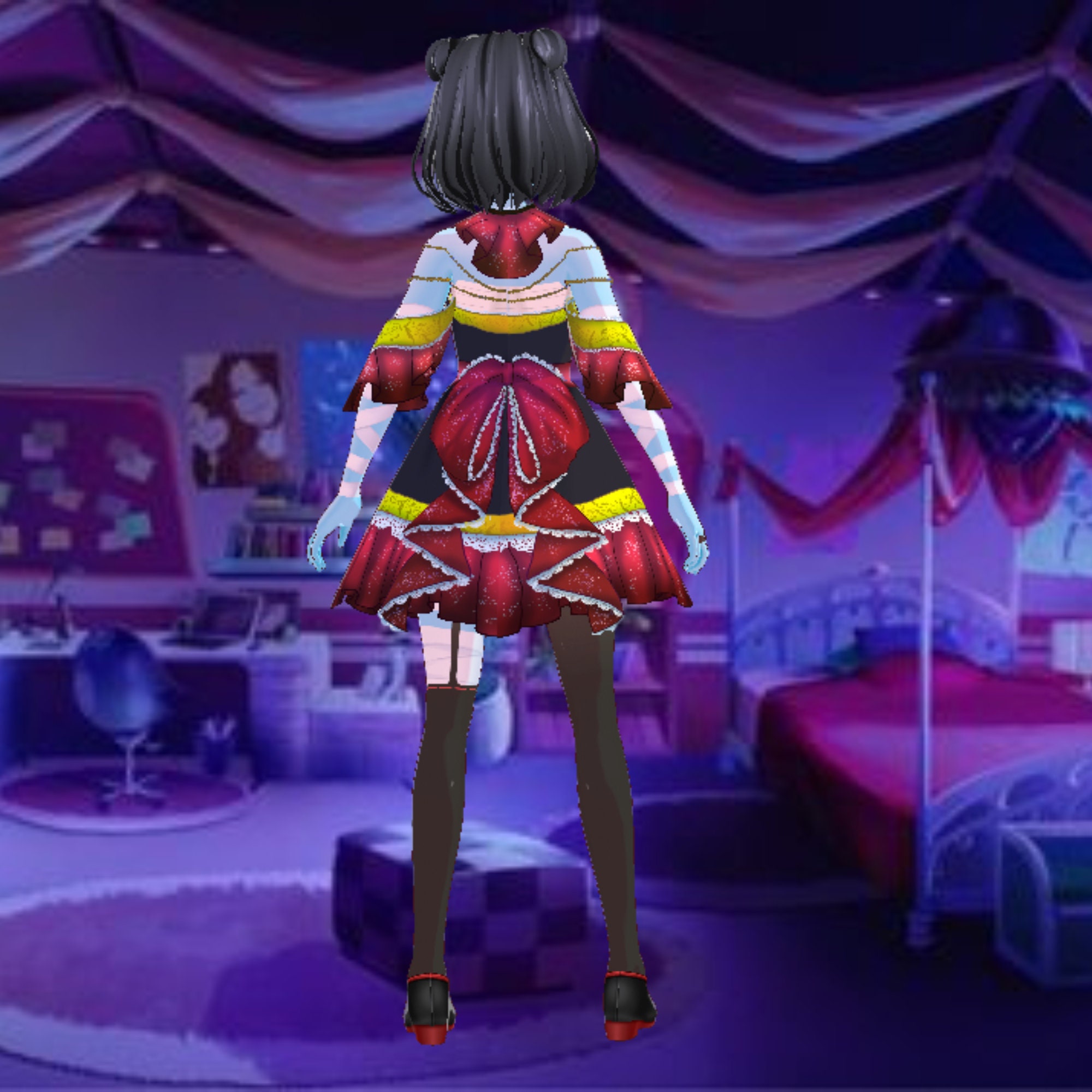 Zombie Girl Vtuber Model With Two Outfits Ready to Use | Cute Pre-made ...