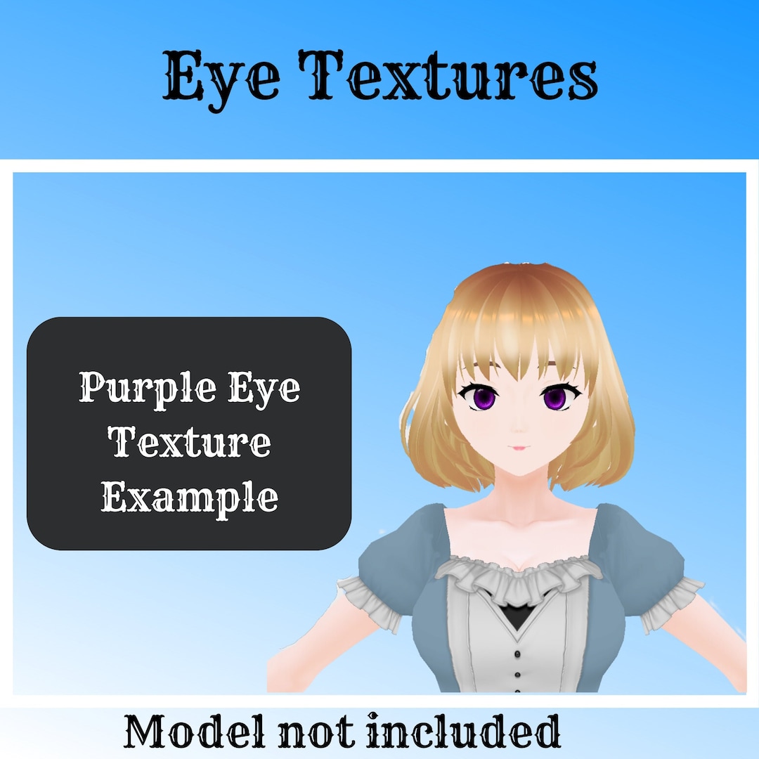 Vroid Eye Texture Pack Six - Particle Eyes - Vtuber Eye Textures for ...